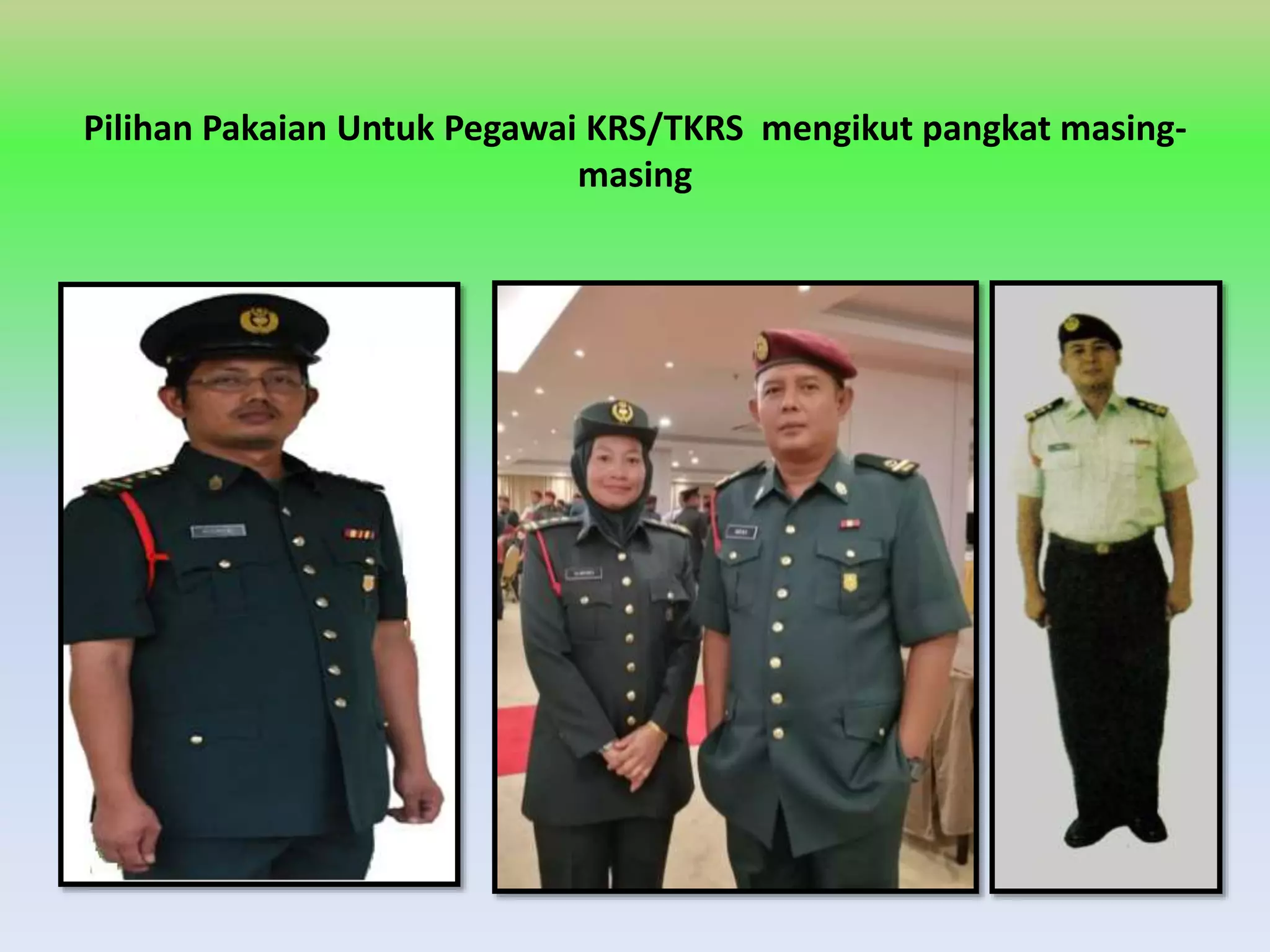 Tatacara pakaian krs | PPTX