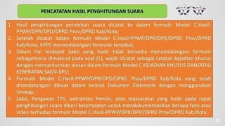 TATA CARA PELAKSANAAN PEMUNGUTAN DAN PENGHITUNGAN | PPTX