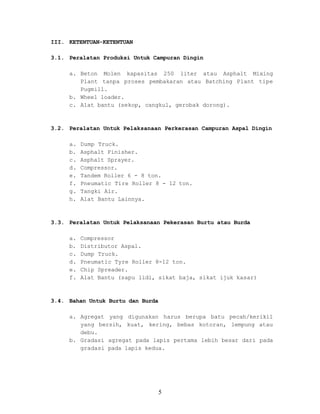 Tatacara pelapisan ulang_dengan_campuran_aspal_emulsi | PDF