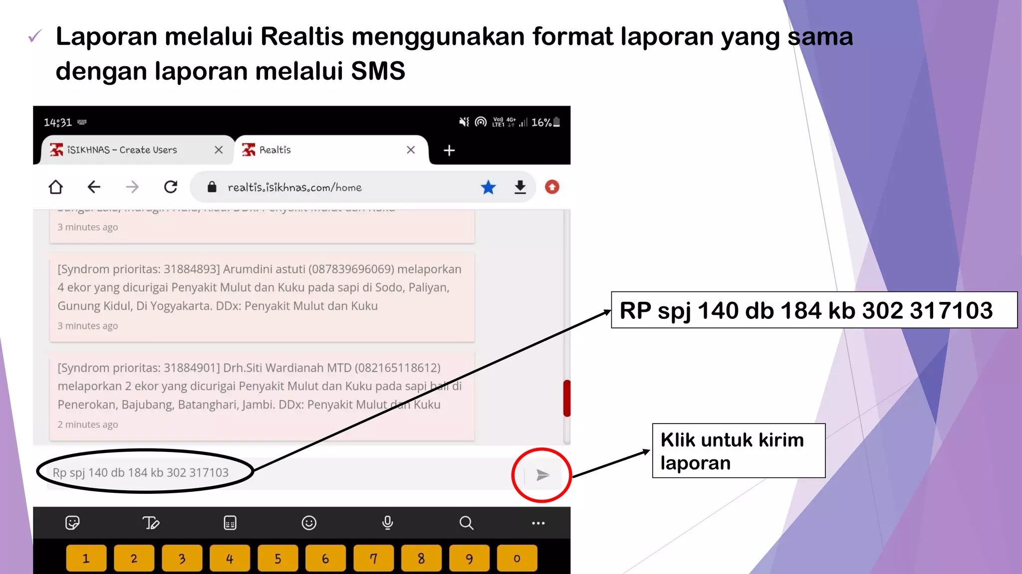 Tata Cara Pelaporan Data Pemotongan Hewan Kurban melalui iSIKHNAS Tahun ...