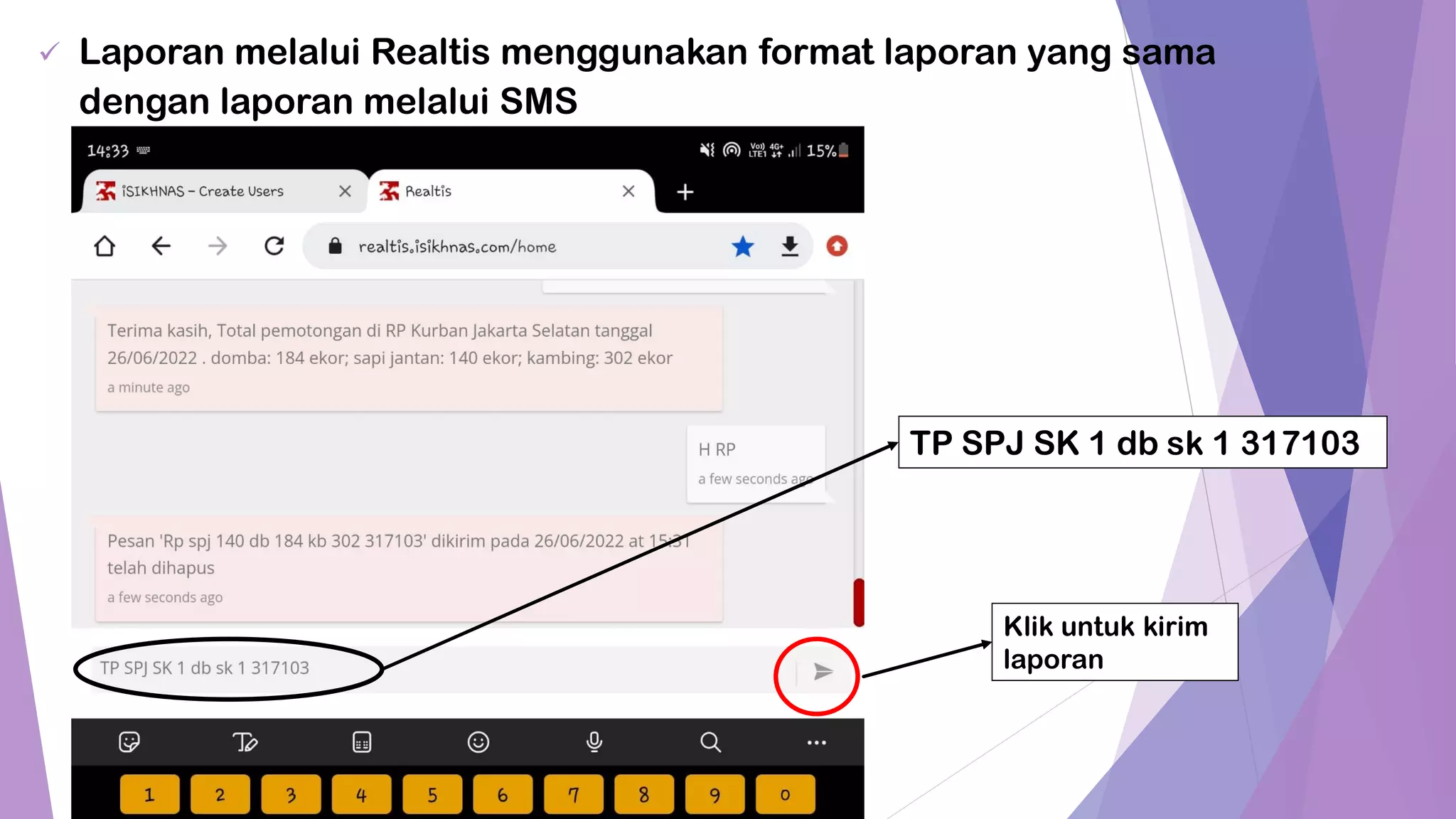 Tata Cara Pelaporan Data Pemotongan Hewan Kurban melalui iSIKHNAS Tahun ...
