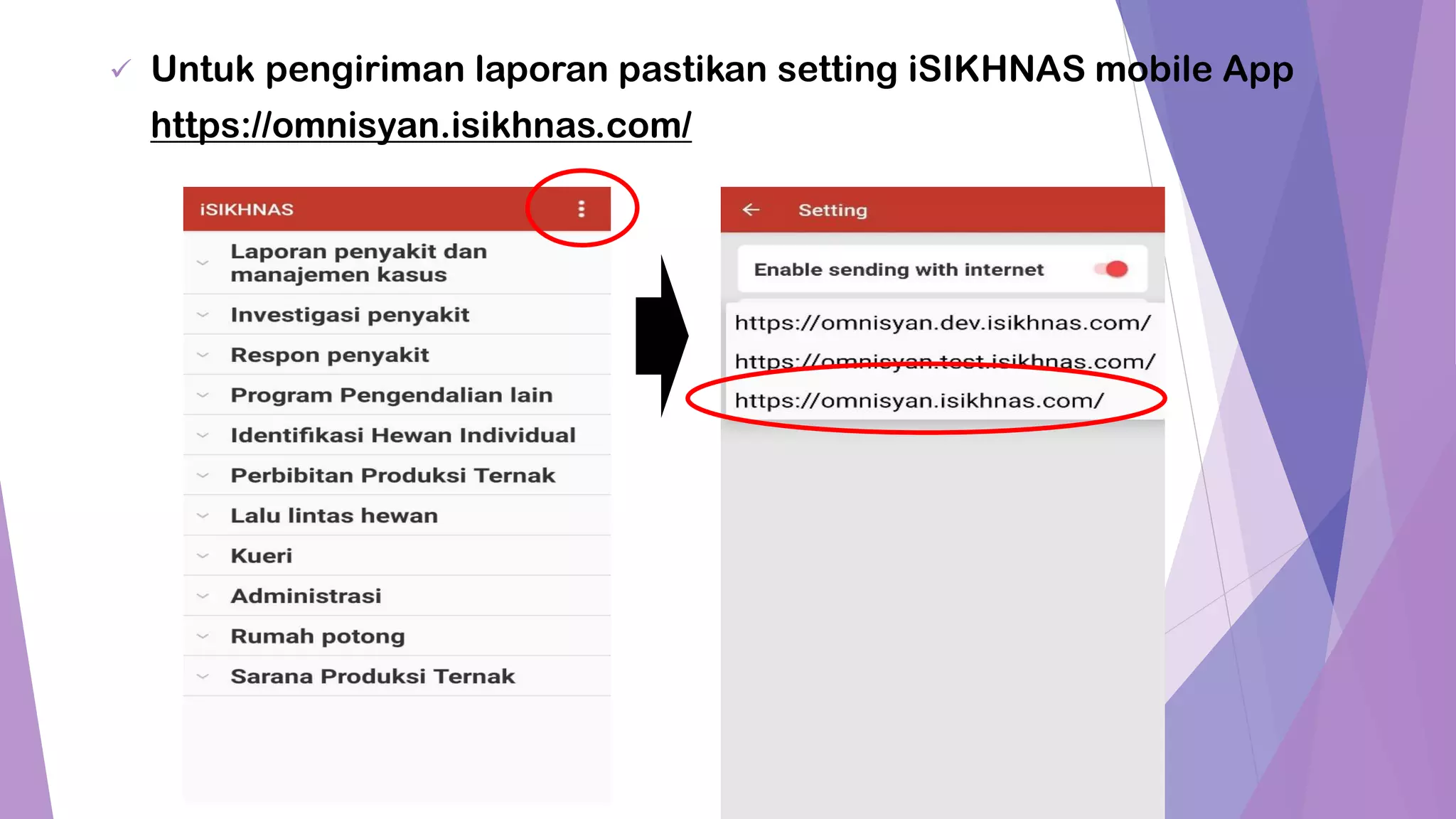 Tata Cara Pelaporan Data Pemotongan Hewan Kurban melalui iSIKHNAS Tahun ...