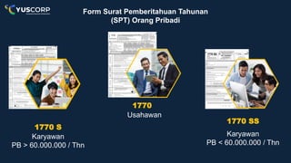 Tata Cara Pelaporan SPT Tahunan OP .pptx