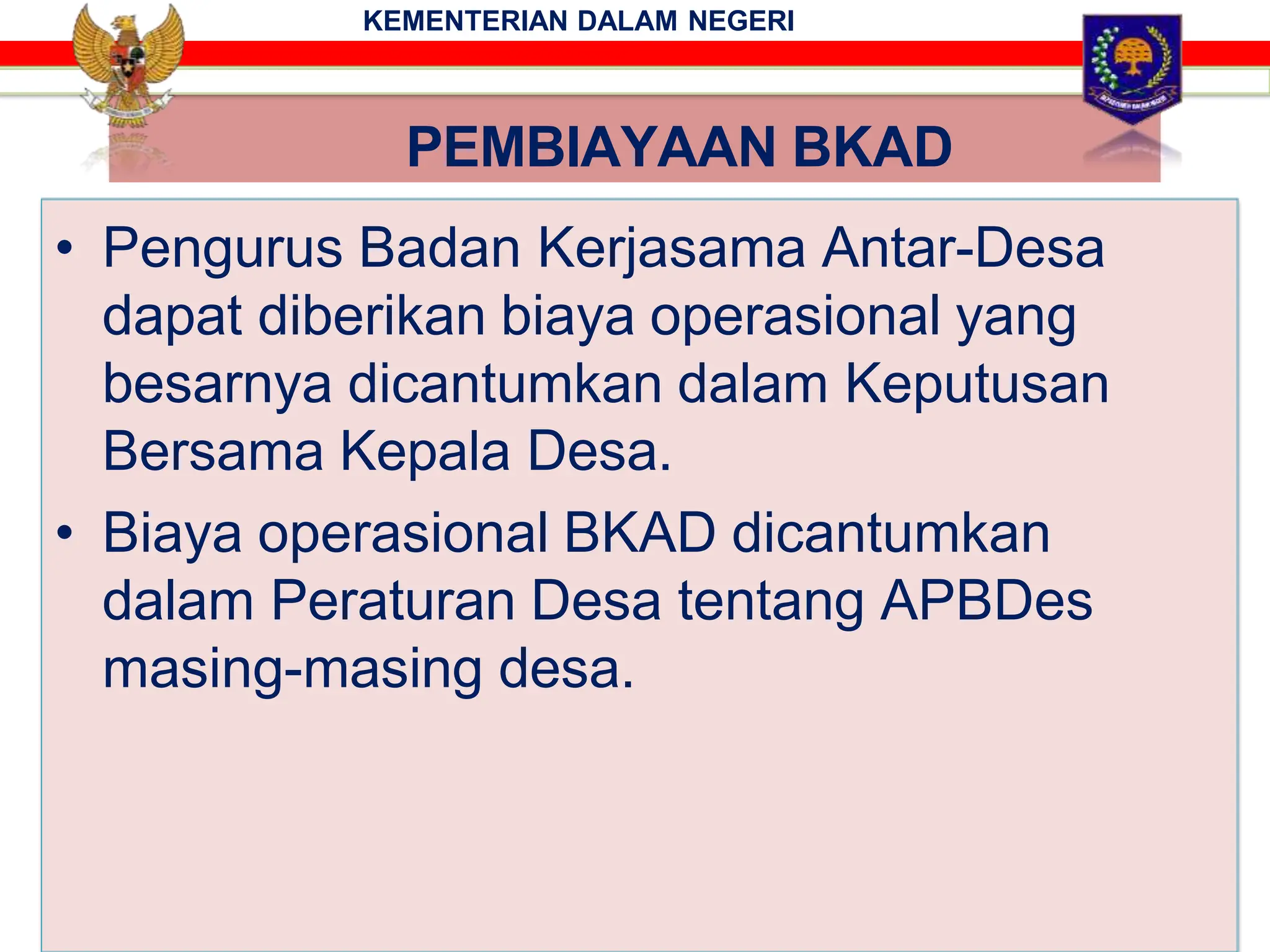 Materi Tata cara Pembentukan BKAD di Kecamatan .pptx