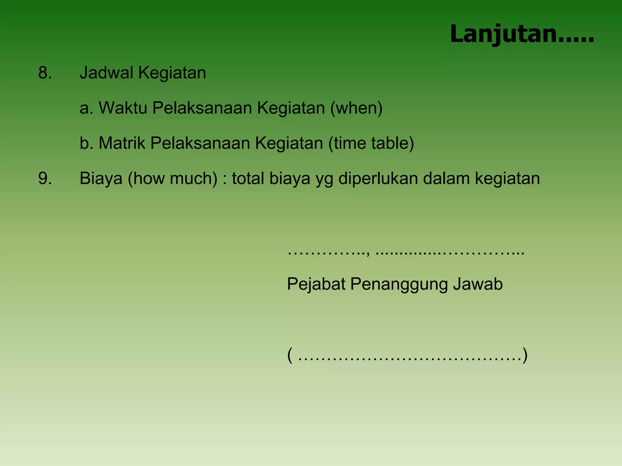 TATA CARA PENYUSUNAN TOR | PPTX