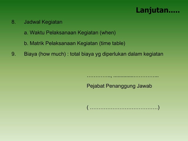 TATA CARA PENYUSUNAN TOR | PPTX