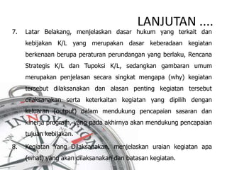 TATA CARA PENYUSUNAN TOR | PPTX