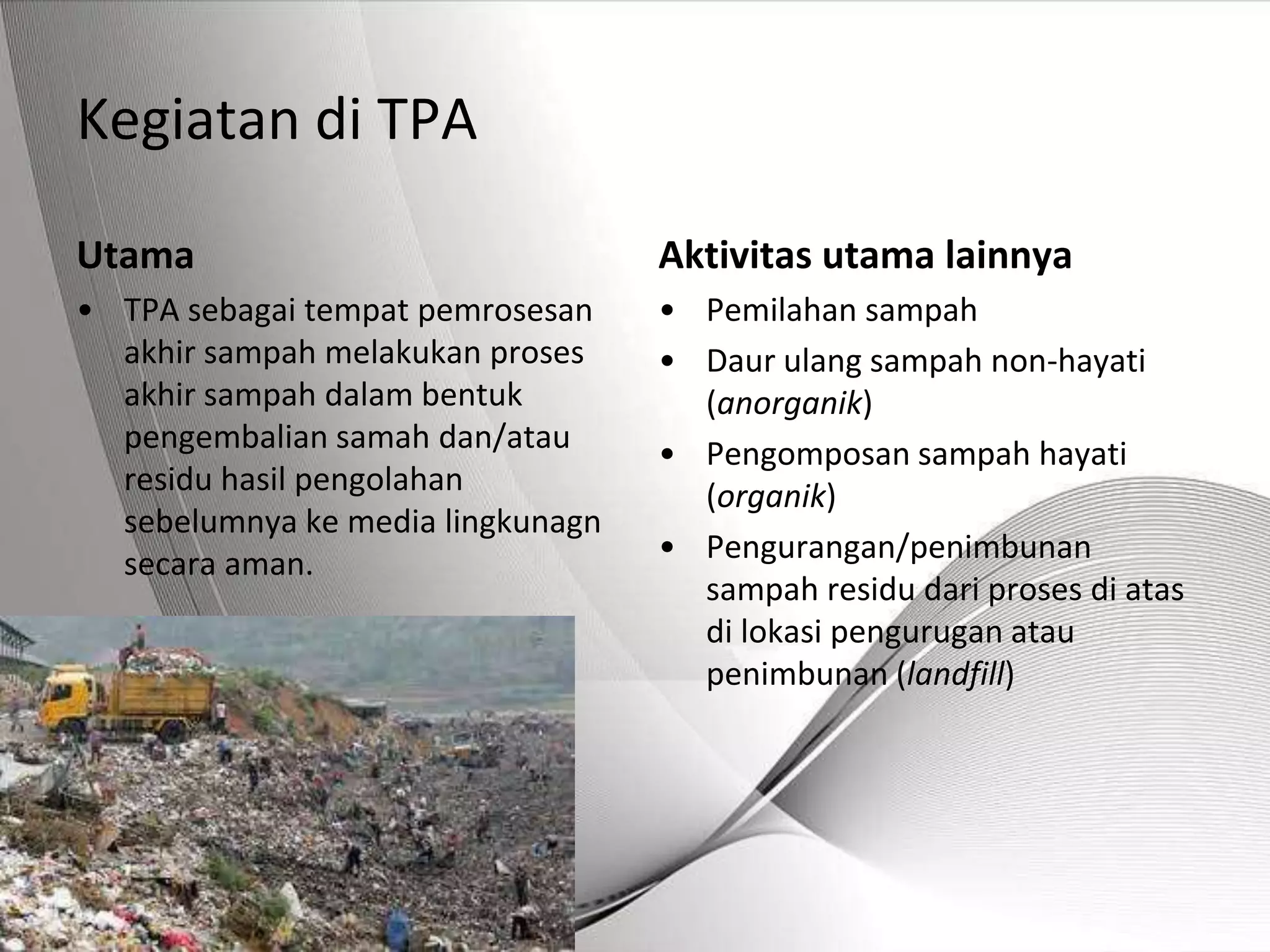 Tata Cara Pemilihan Lokasi TPA Sampah | PDF