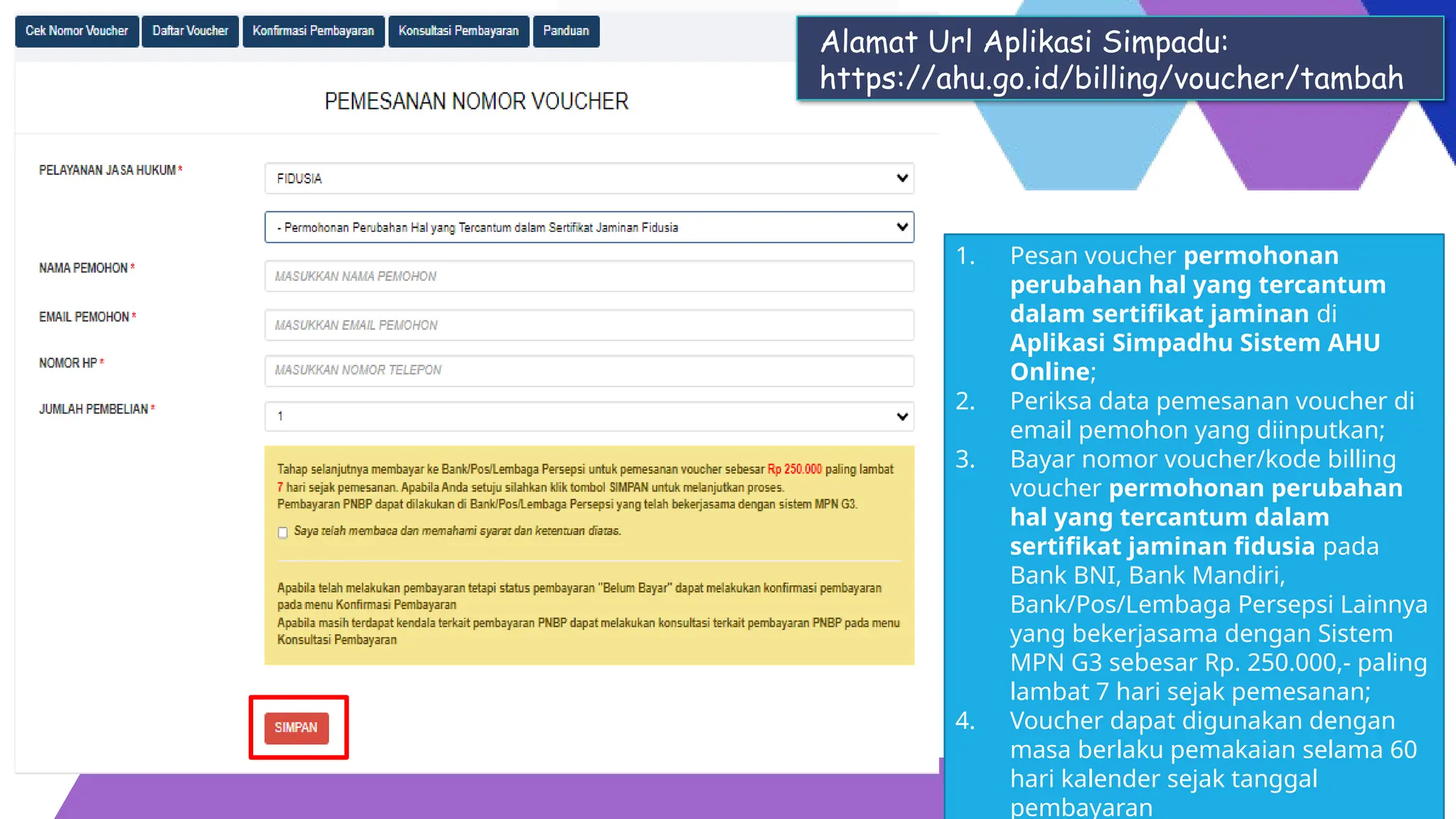Tata Cara Pendaftaran Perubahan Penghapusan Jaminan Fidusia pd Aplikasi Fidusia Online_ver4.pptx