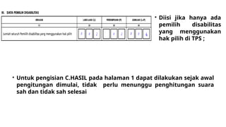 TAta cara pengisian C.HASIL dan model suara sah dan tidak sah.pptx