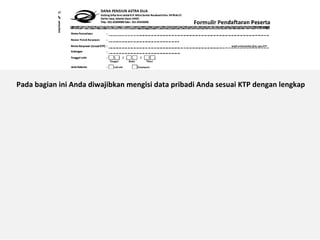 Tata cara pengisian form klaim manfaat pensiun dana | PPS