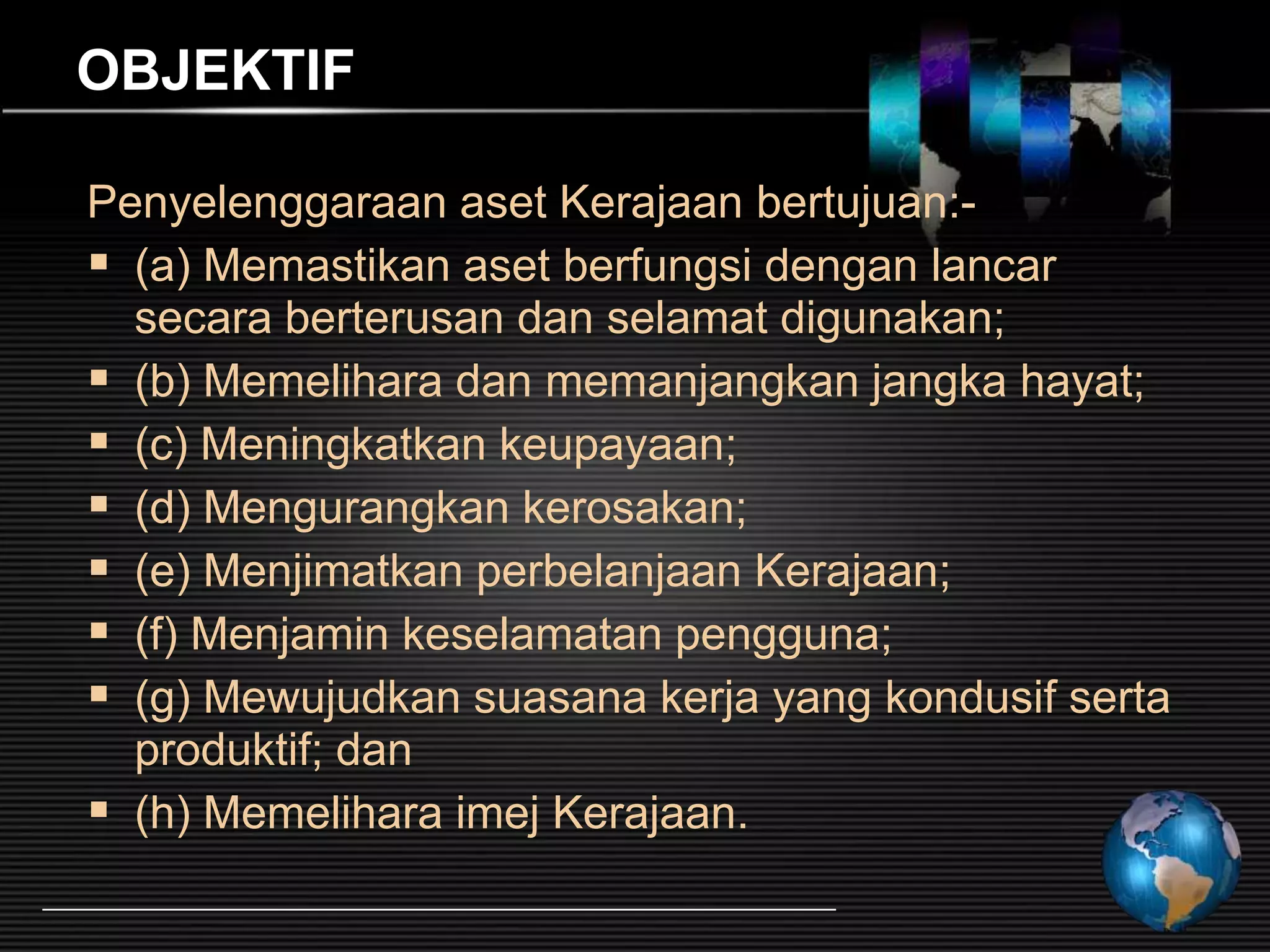 Tatacara pengurusan Aset kerajaan | PPTX