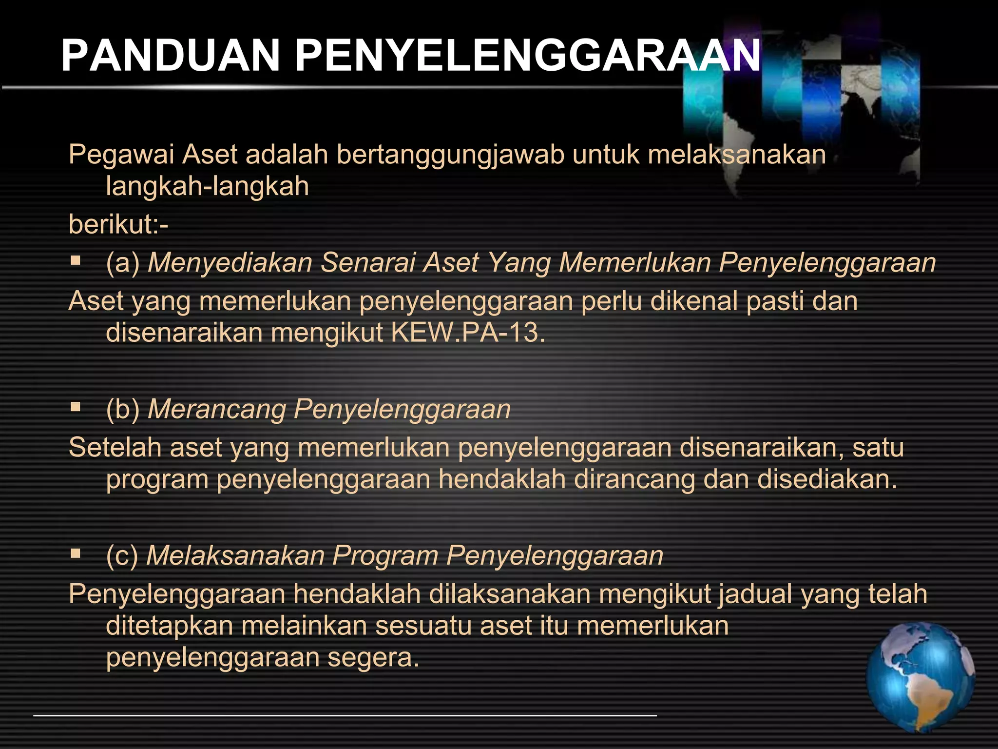 Tatacara pengurusan Aset kerajaan | PPTX