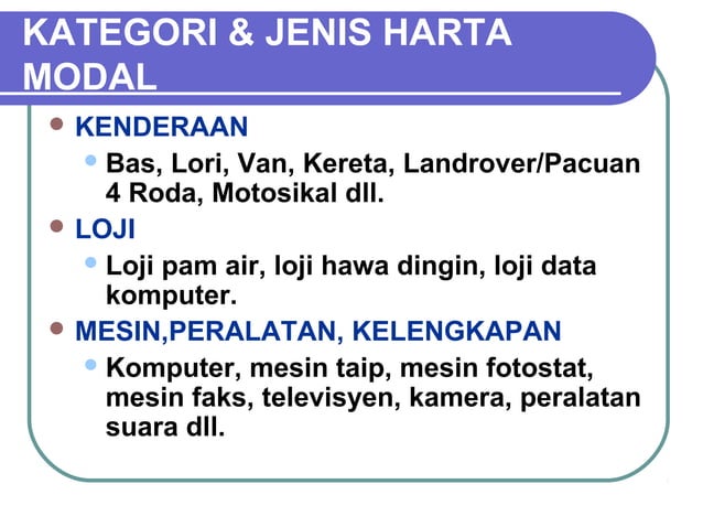 Tatacara Pengurusan Harta Modal | PPT
