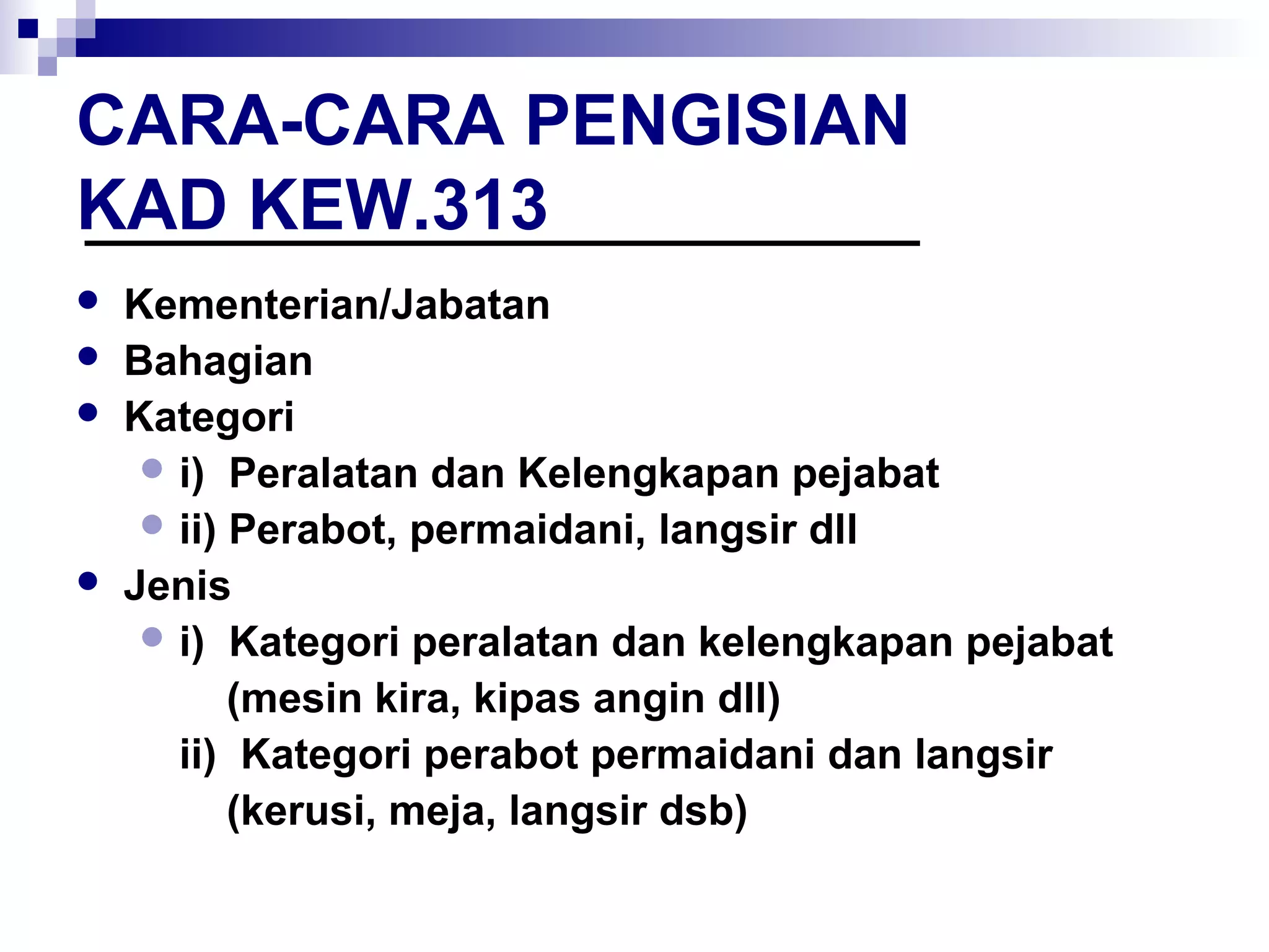 Tatacara Pengurusan Inventori | PPT