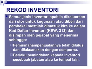 Tatacara Pengurusan Inventori | PPT