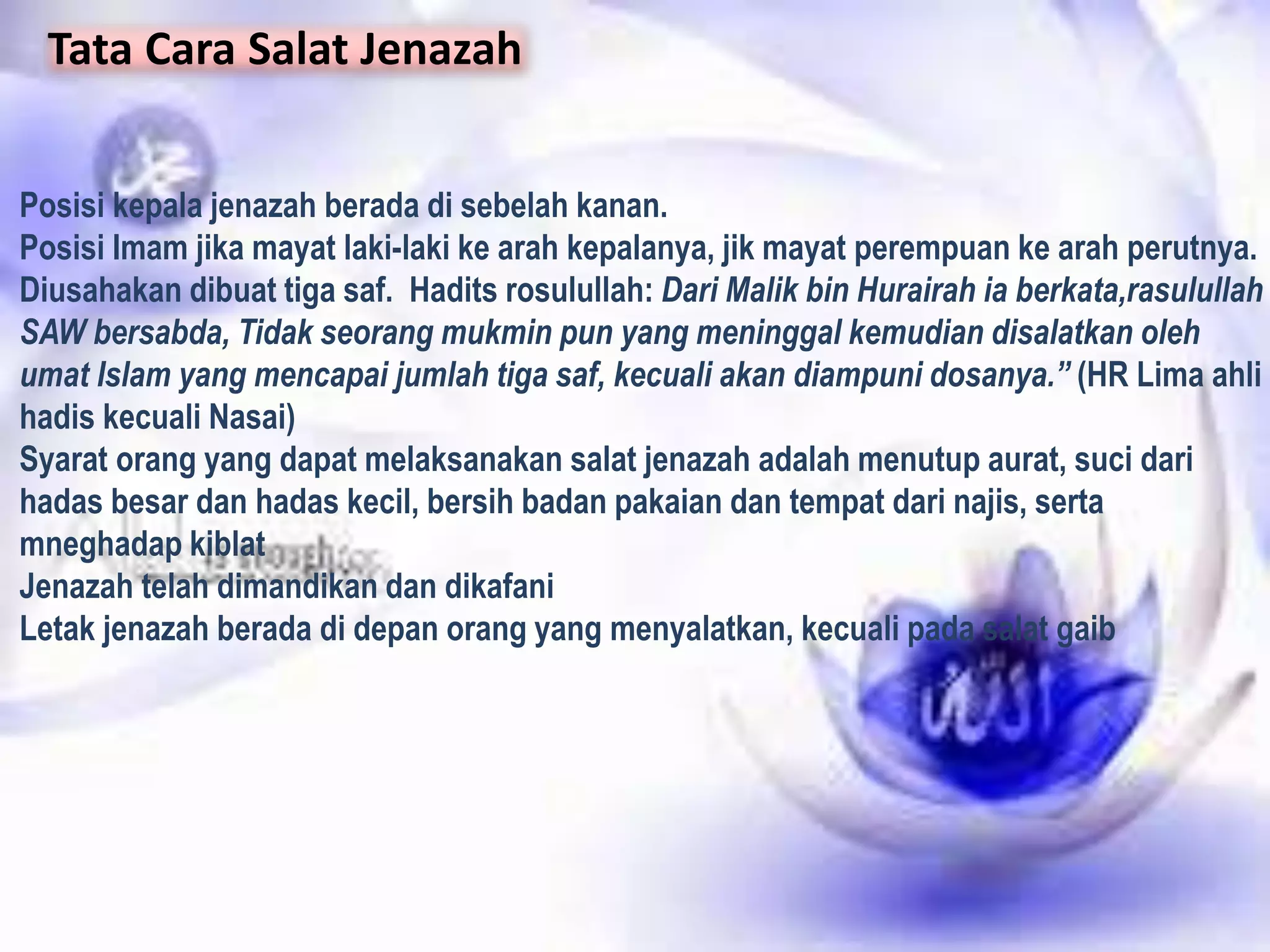 pengurusan jenazah | PPTX