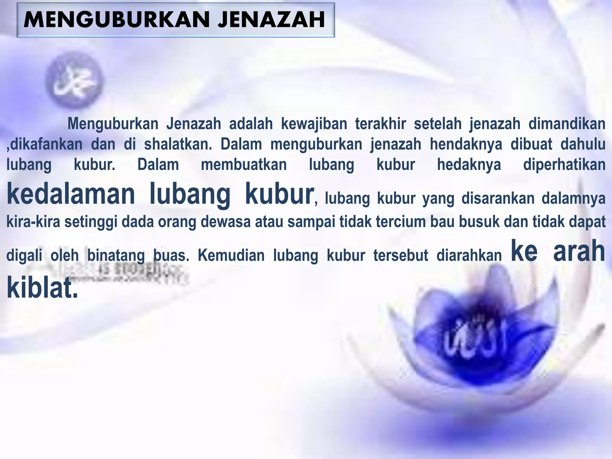 pengurusan jenazah | PPTX
