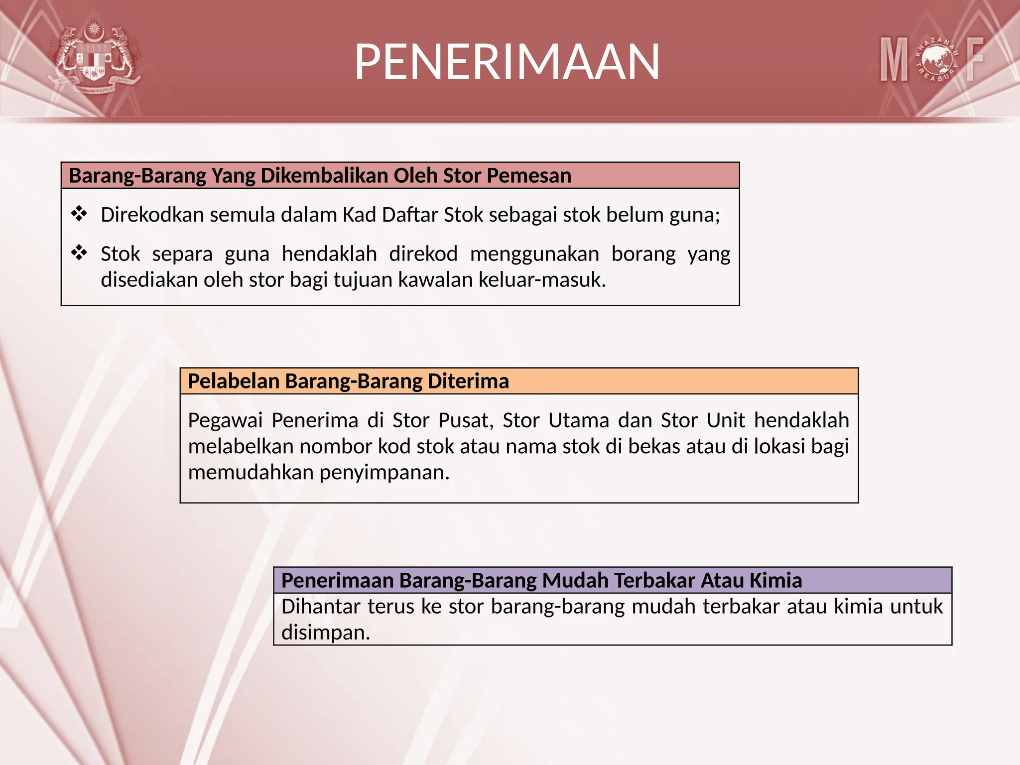 TATACARA PENGURUSAN STOR KERAJAAN MENGIKUT GARIS PANDUAN BAHARU | PPTX