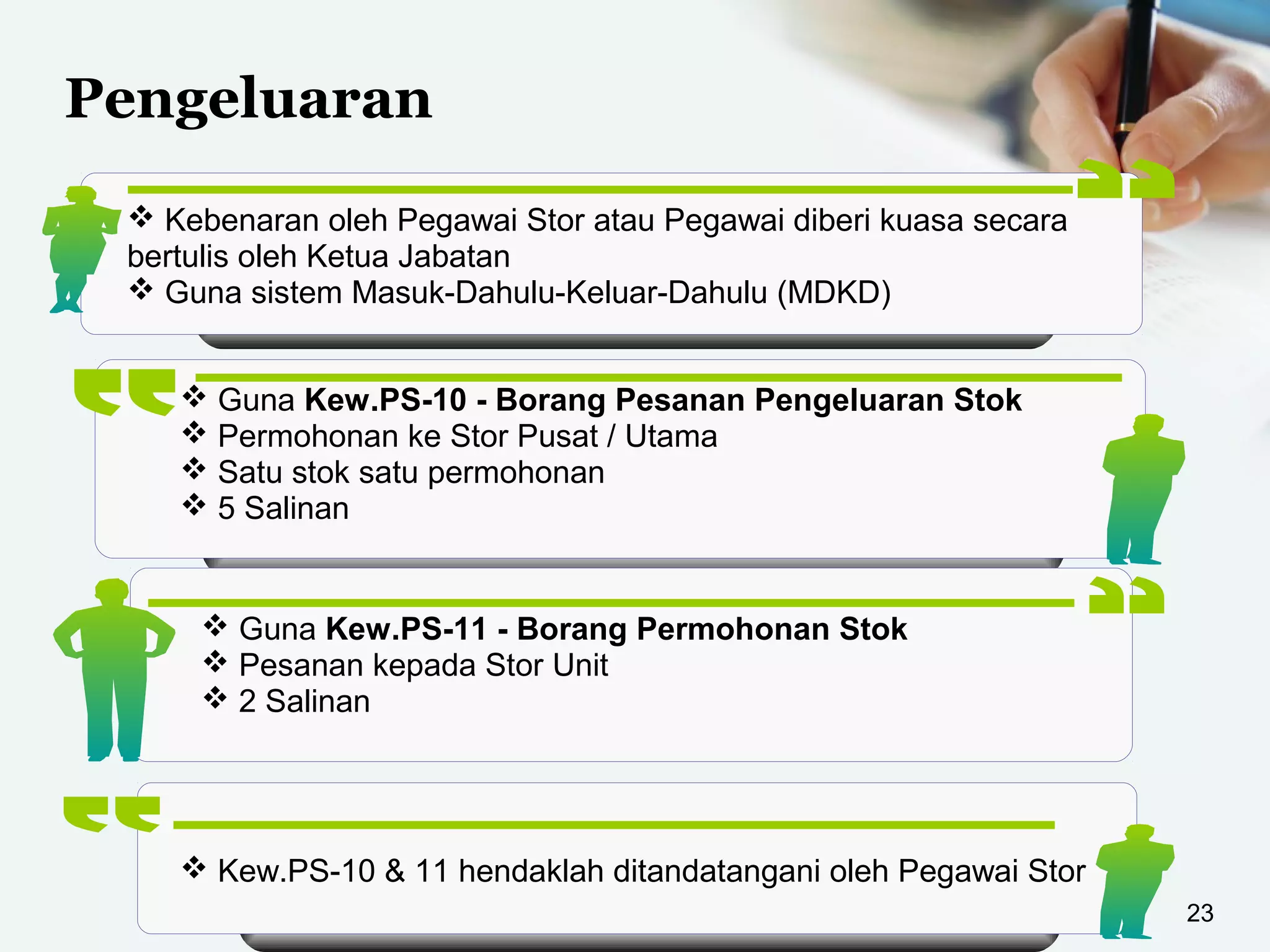 Tatacara Pengurusan Stor | PPT