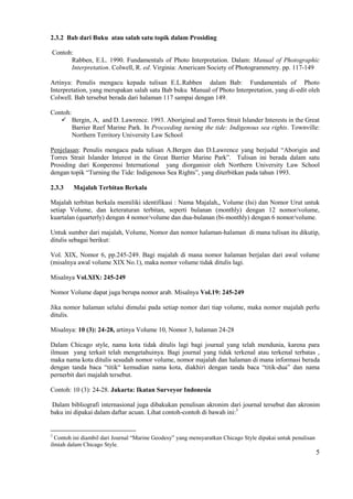 Tata cara penulisan pustaka | PDF