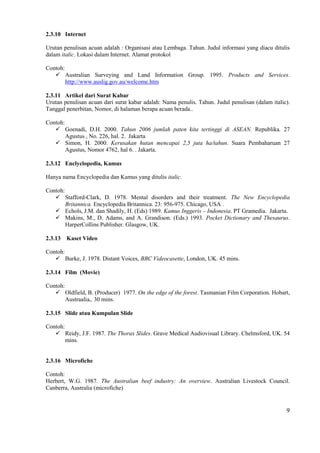 Tata cara penulisan pustaka | PDF