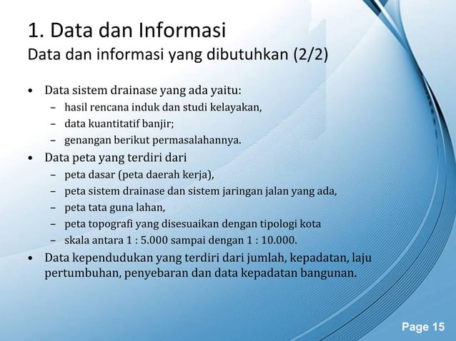 Tata Cara Penyusunan Detail Desain (DED) Drainase Perkotaan - bagian 1 ...