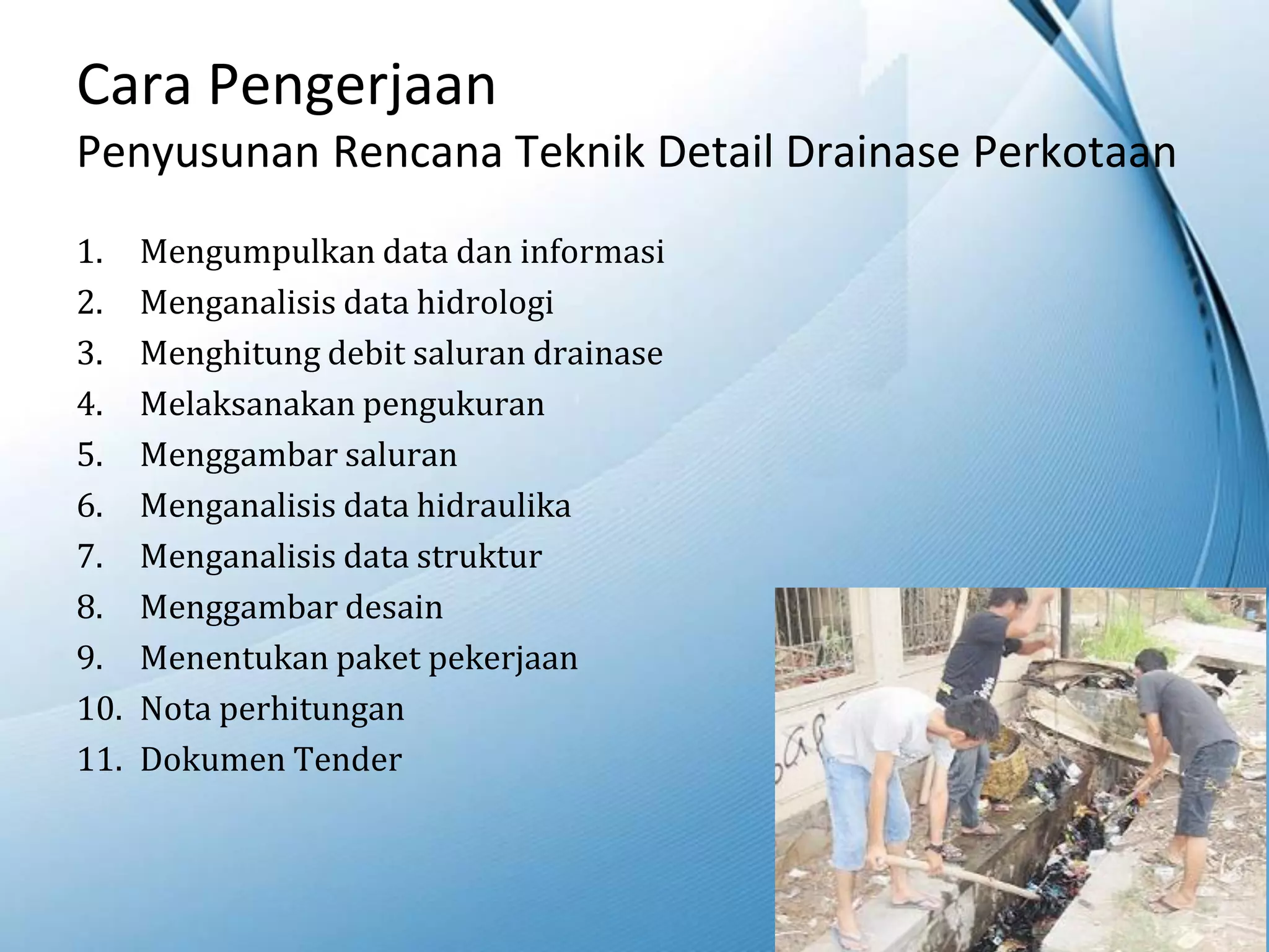 Tata Cara Penyusunan Detail Desain (DED) Drainase Perkotaan - bagian 2 ...