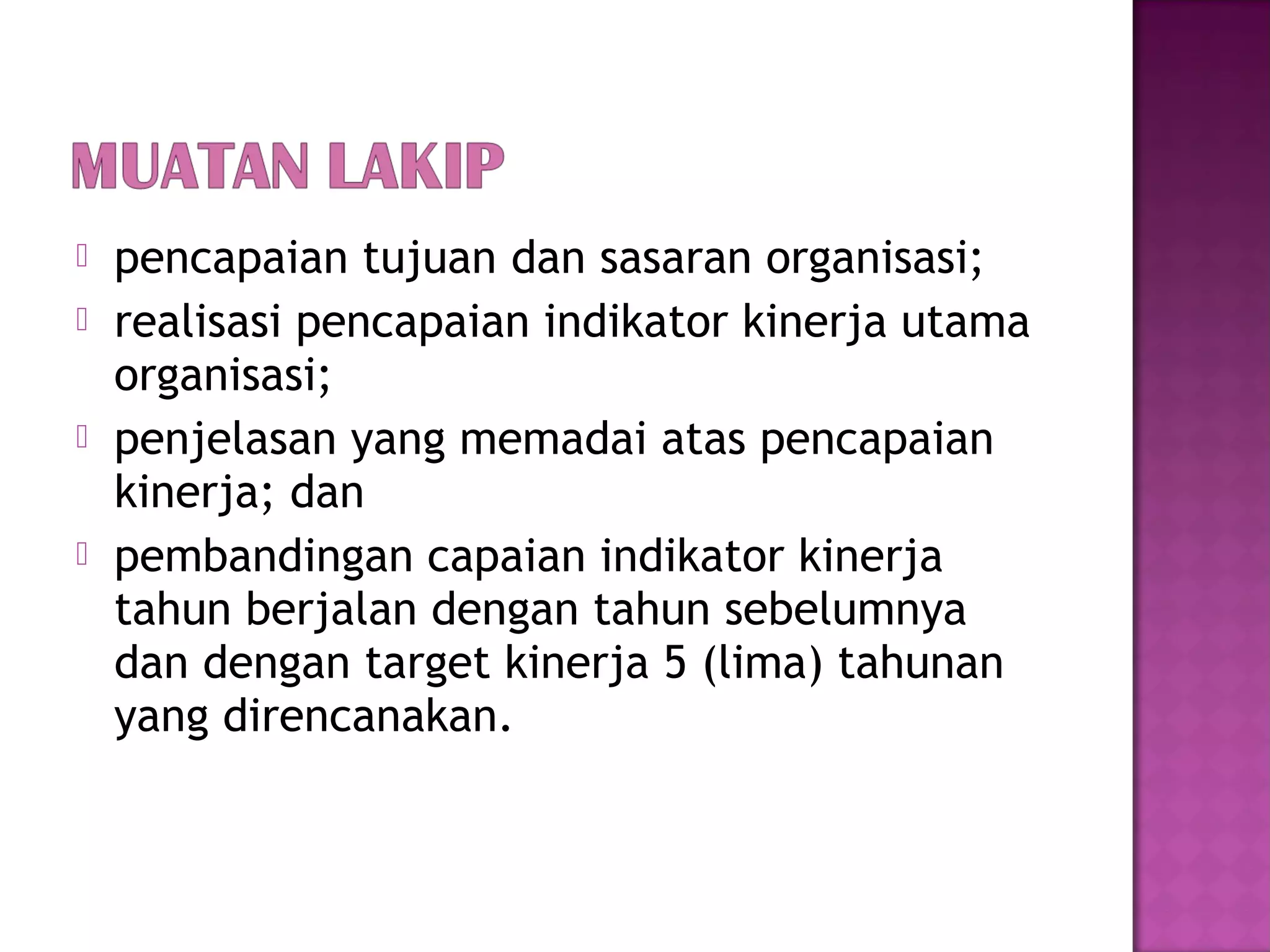 Tatacara penyusunan lakip | PPT