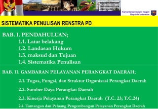 TATA CARA PENYUSUNAN RENSTRA PERMENDAGRI 86 TAHUN 2017.pptx