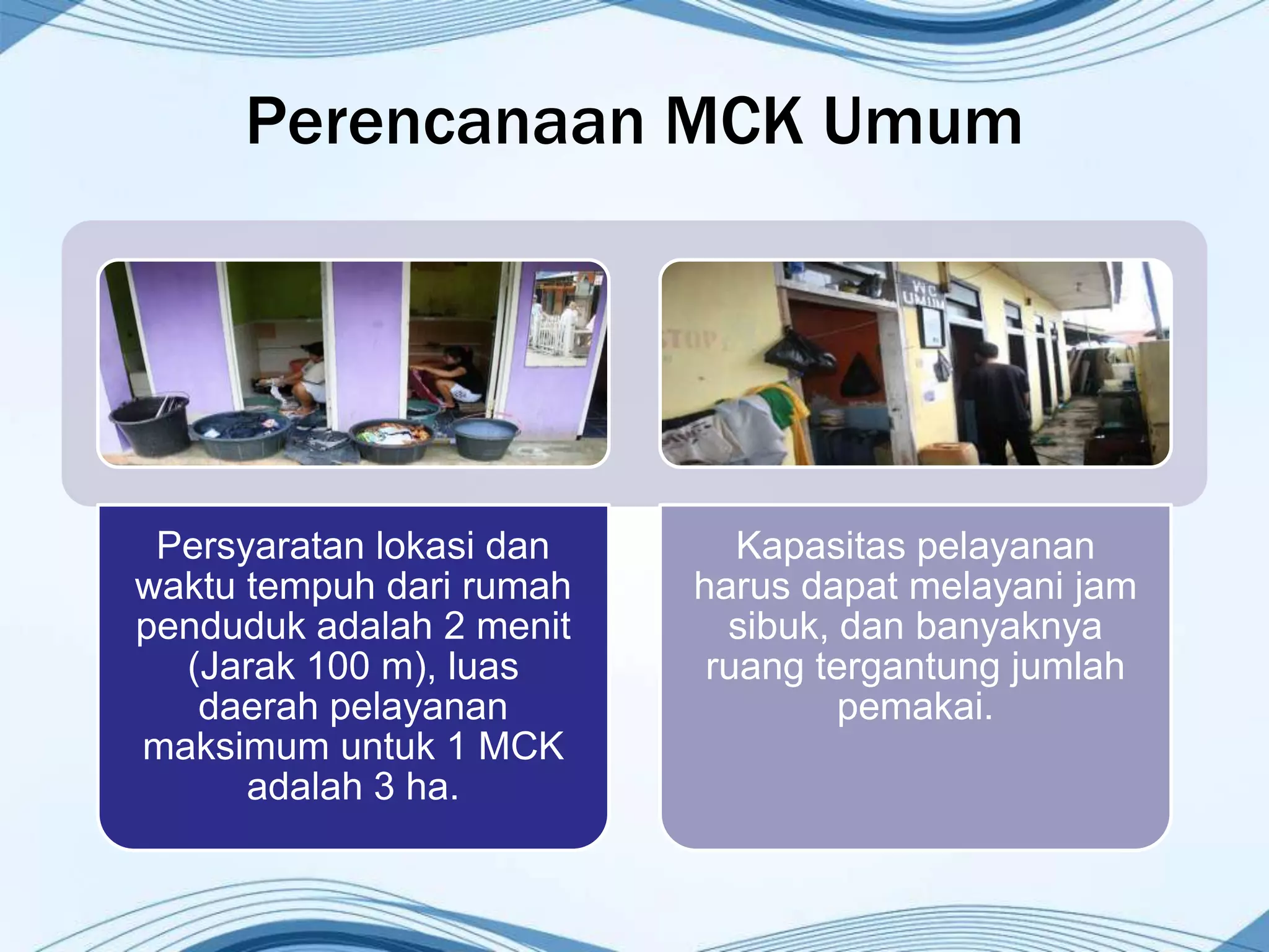 Tata Cara Perencanaan Bangunan MCK Umum | PPTX