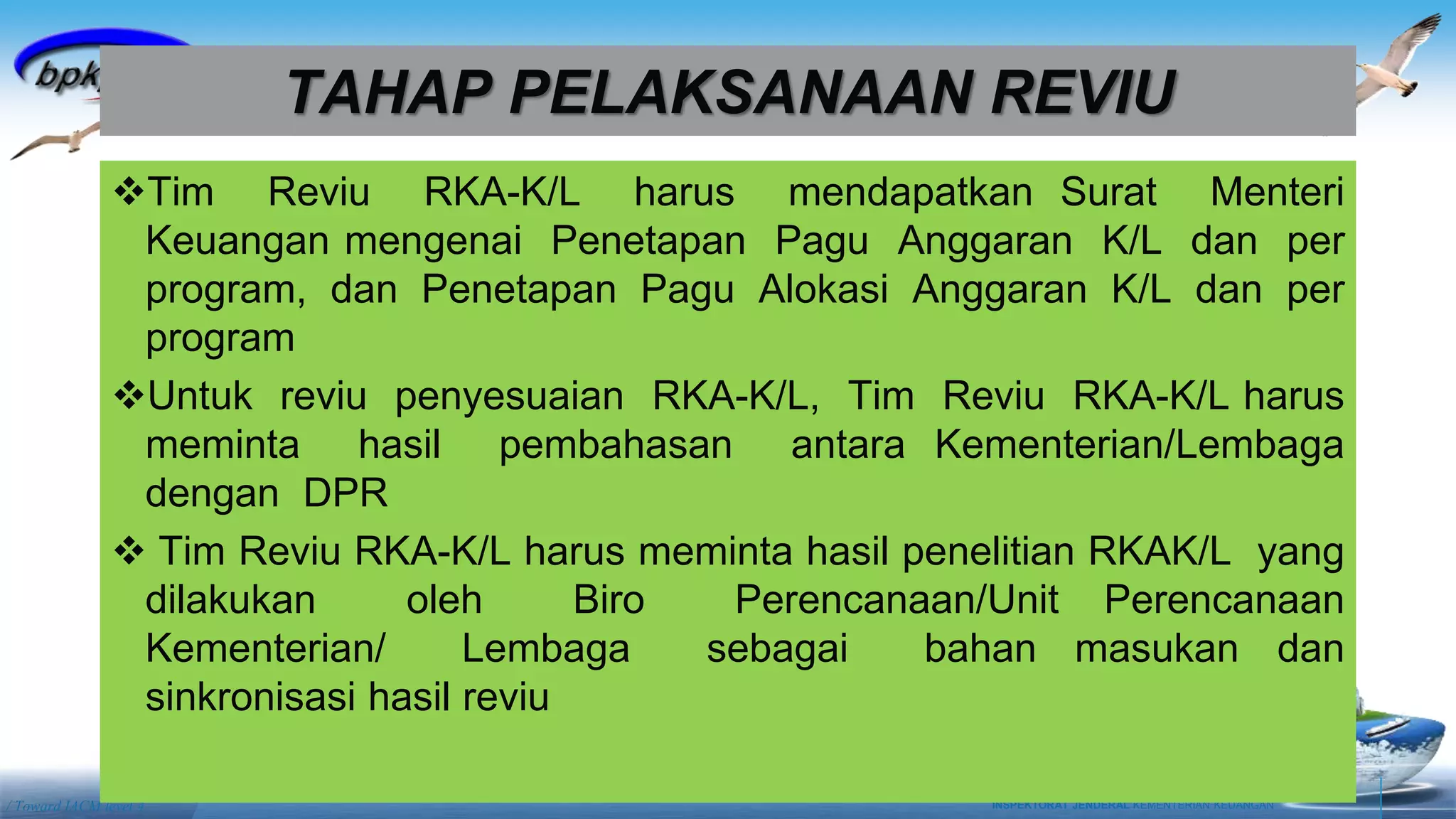 Tata cara reviu rkakl | PPTX