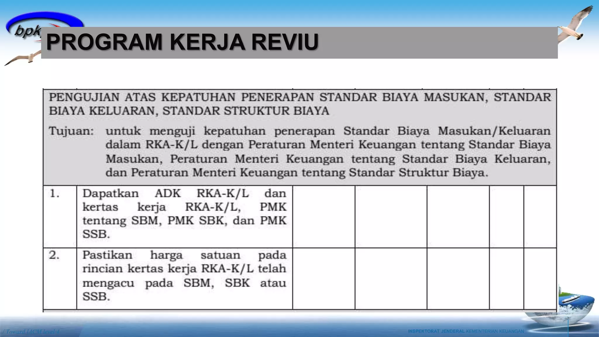 Tata cara reviu rkakl | PPTX