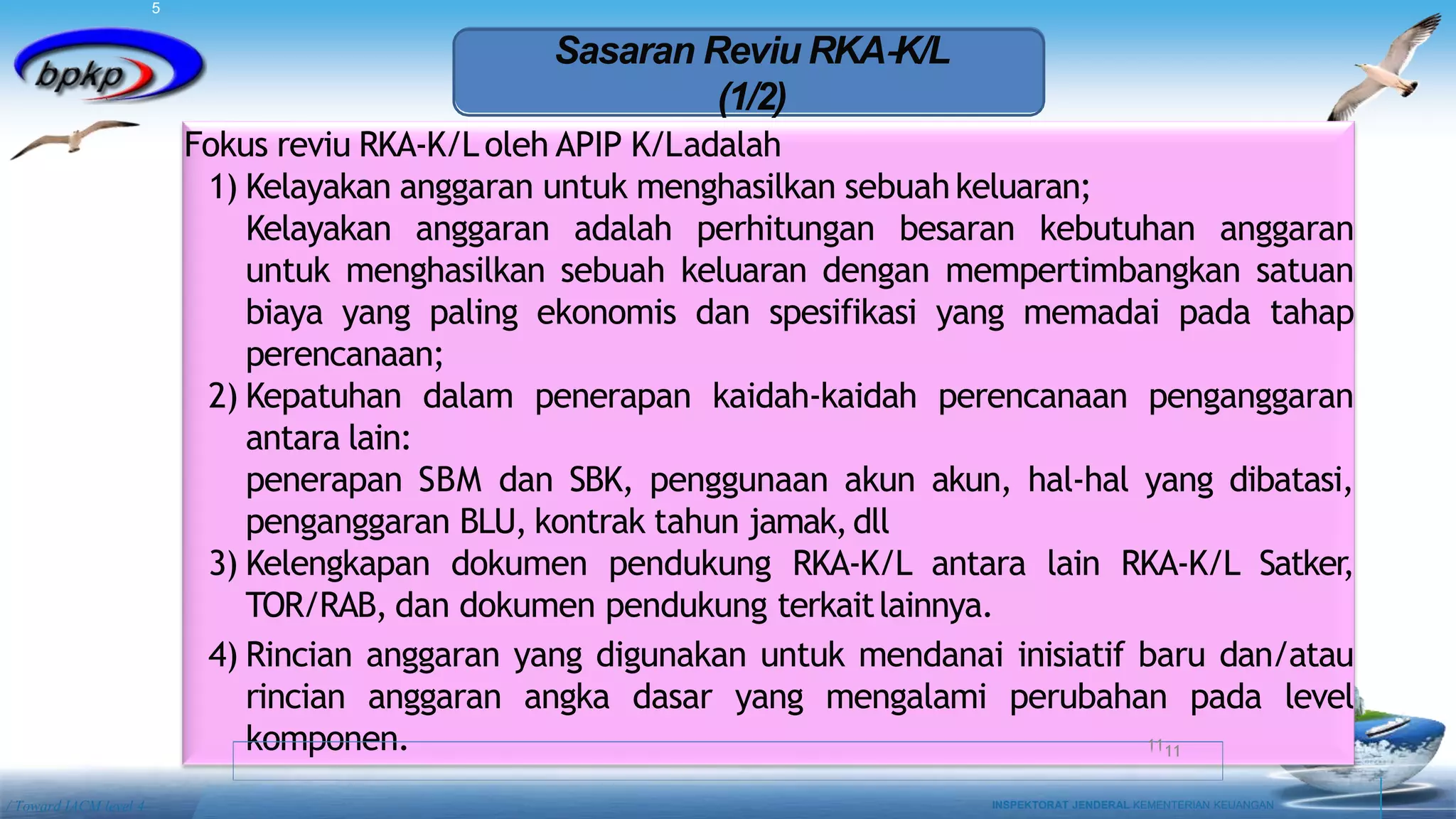 Tata cara reviu rkakl | PPTX