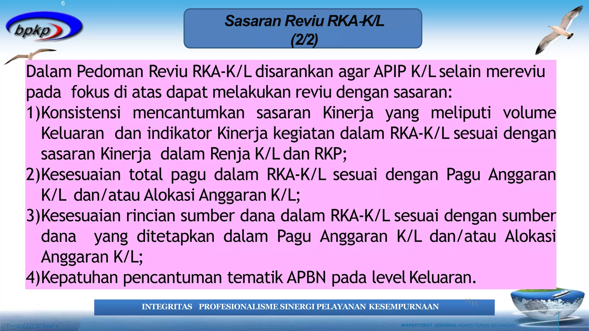 Tata cara reviu rkakl | PPTX