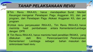 Tata cara reviu rkakl | PPTX