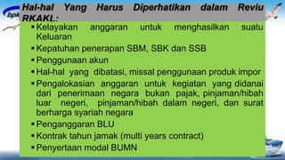 Tata cara reviu rkakl | PPTX