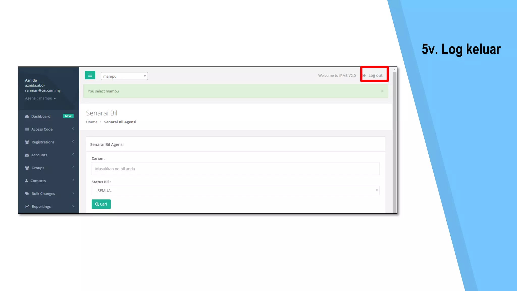 Tatacara semakan dan pengesahan bil 1 govuc melalui portal bil | PDF