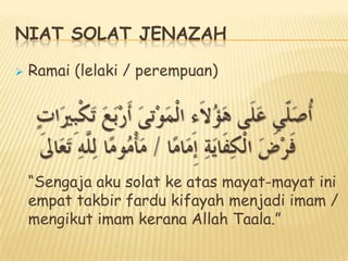 Tatacara Solat Jenazah | PPTX