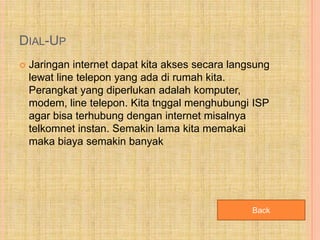 Tata cara terhubung ke internet | PPT