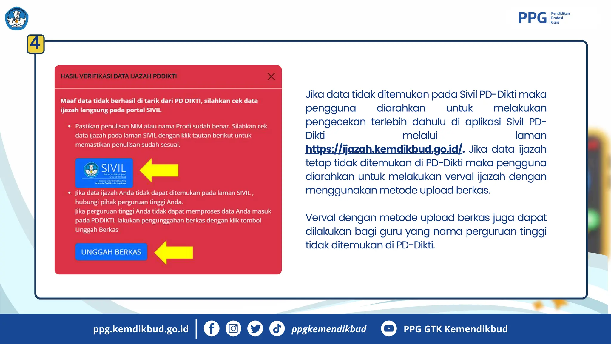 Tata cara upload verval ijazah 2024 terb | PDF