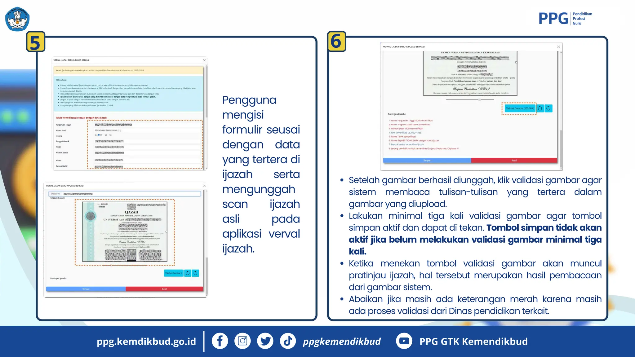 Tata cara upload verval ijazah 2024 terb | PDF
