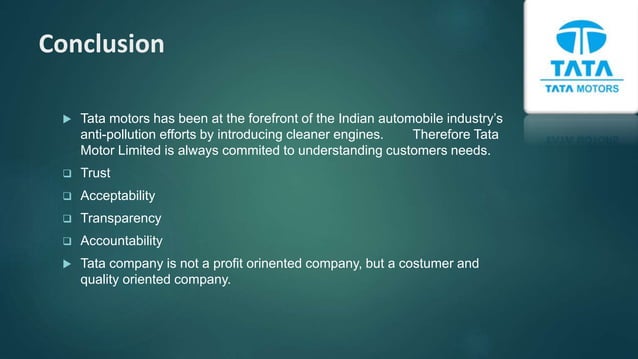 Tata comapny | PPTX | Automotive Industry | Industries