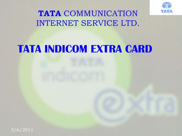 Tata Communication Internet Service Ltd. | PPT