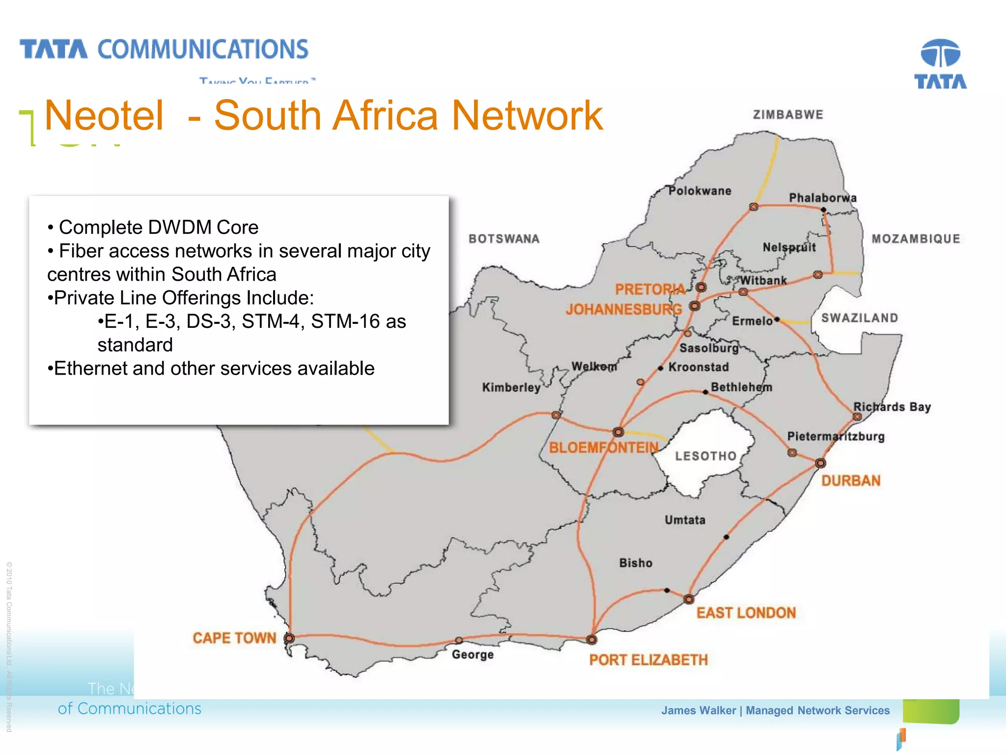 Tata Communications Network Overview | PDF