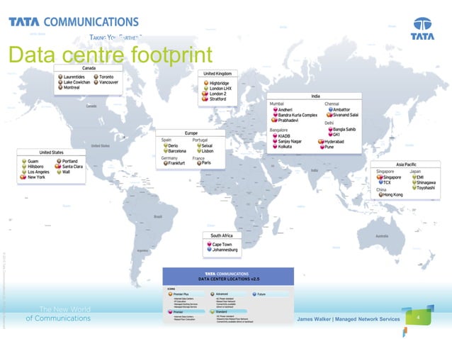Tata Communications Network Overview | PDF