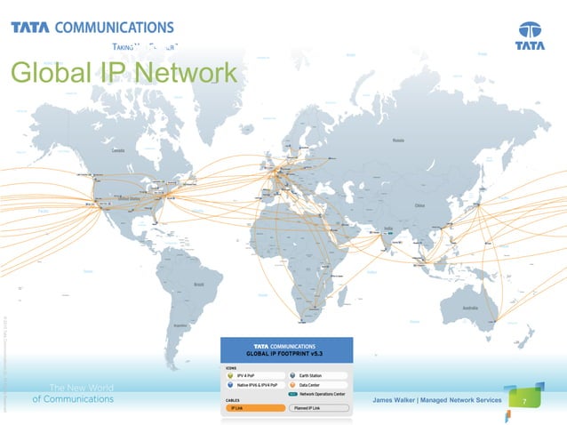 Tata Communications Network Overview | PDF
