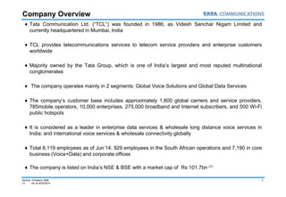Tata communications | PPTX