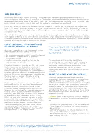 THE ANATOMY OF A CONTRACT RENEWAL | PDF | Business | Business and Finance