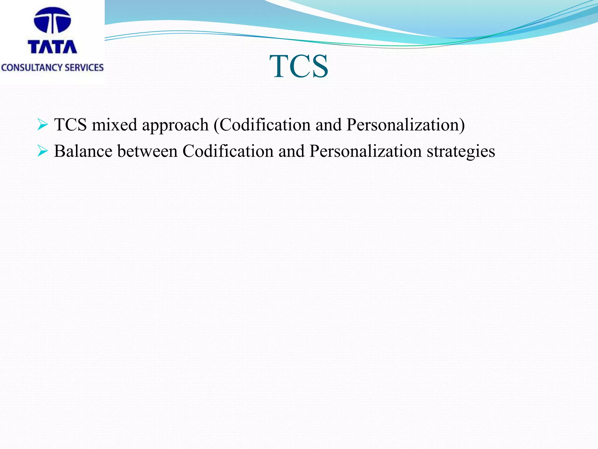 Knowledge Management Tata consultancy service | PPTX